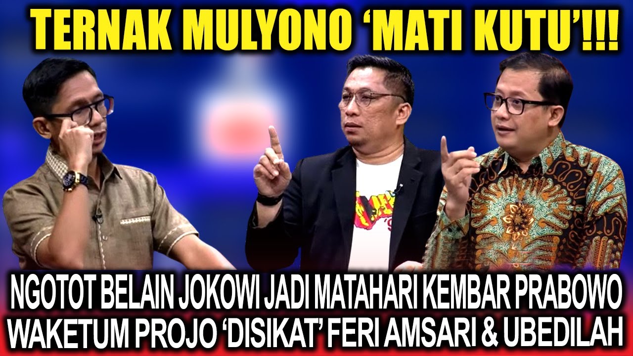 Mati Kutu Ngotot Belain Jokowi Jadi Matahari Kembar Prabowo, Waketum ...