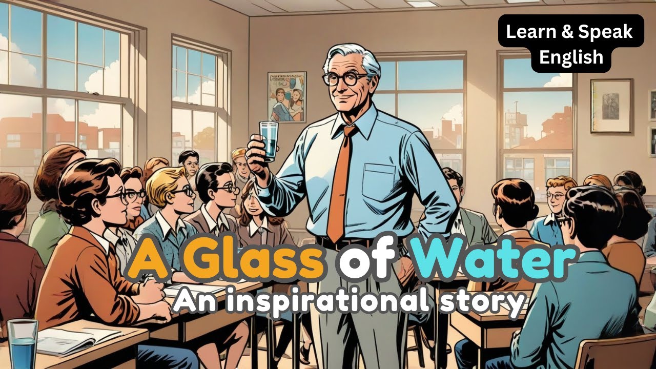 A Glass of Water – Stop Overthinking | Learn English Through Story ...