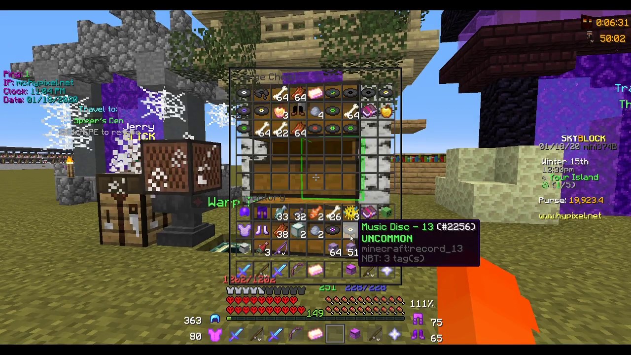 Crafting the Rod Of LEGENDS || Hypixel Skyblock #BeforeBan - YouTube