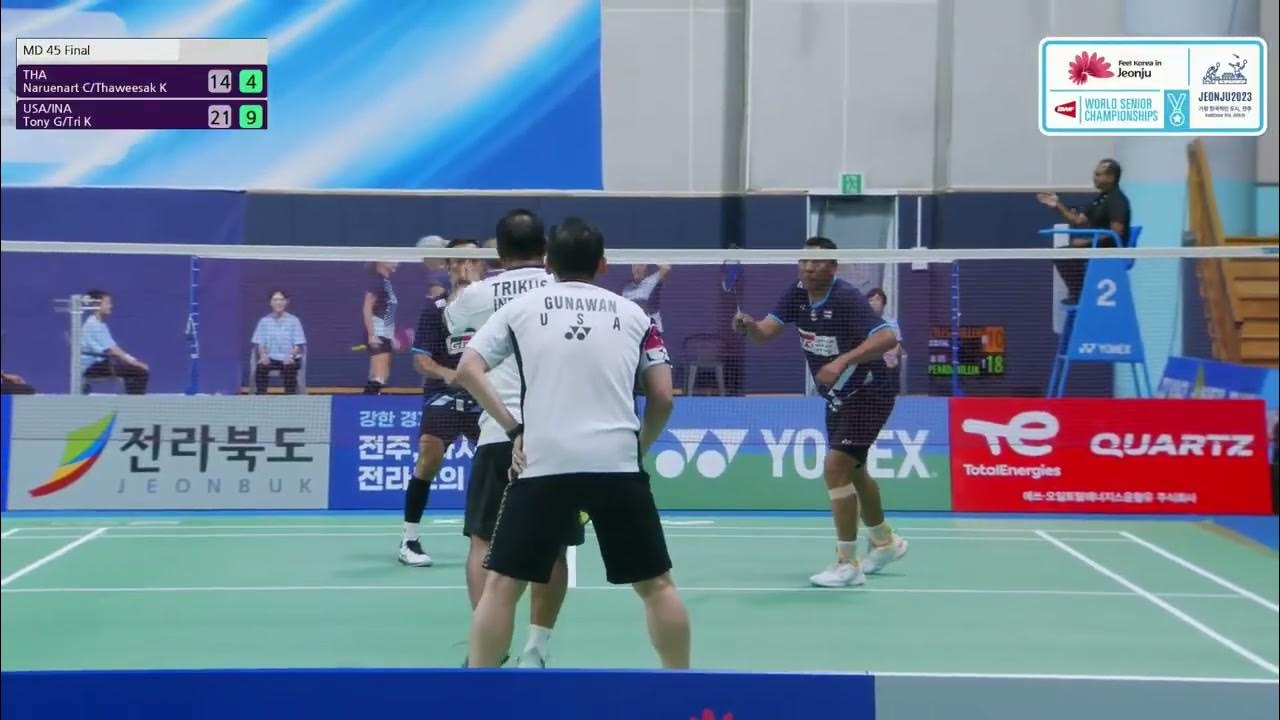 2023 BWF World Senior Championships video clips - YouTube