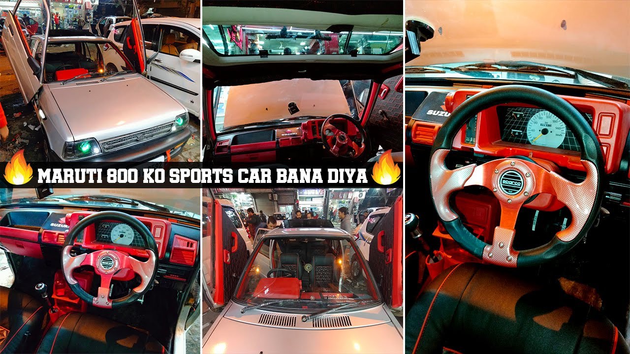 Modified Maruti 800 Interior