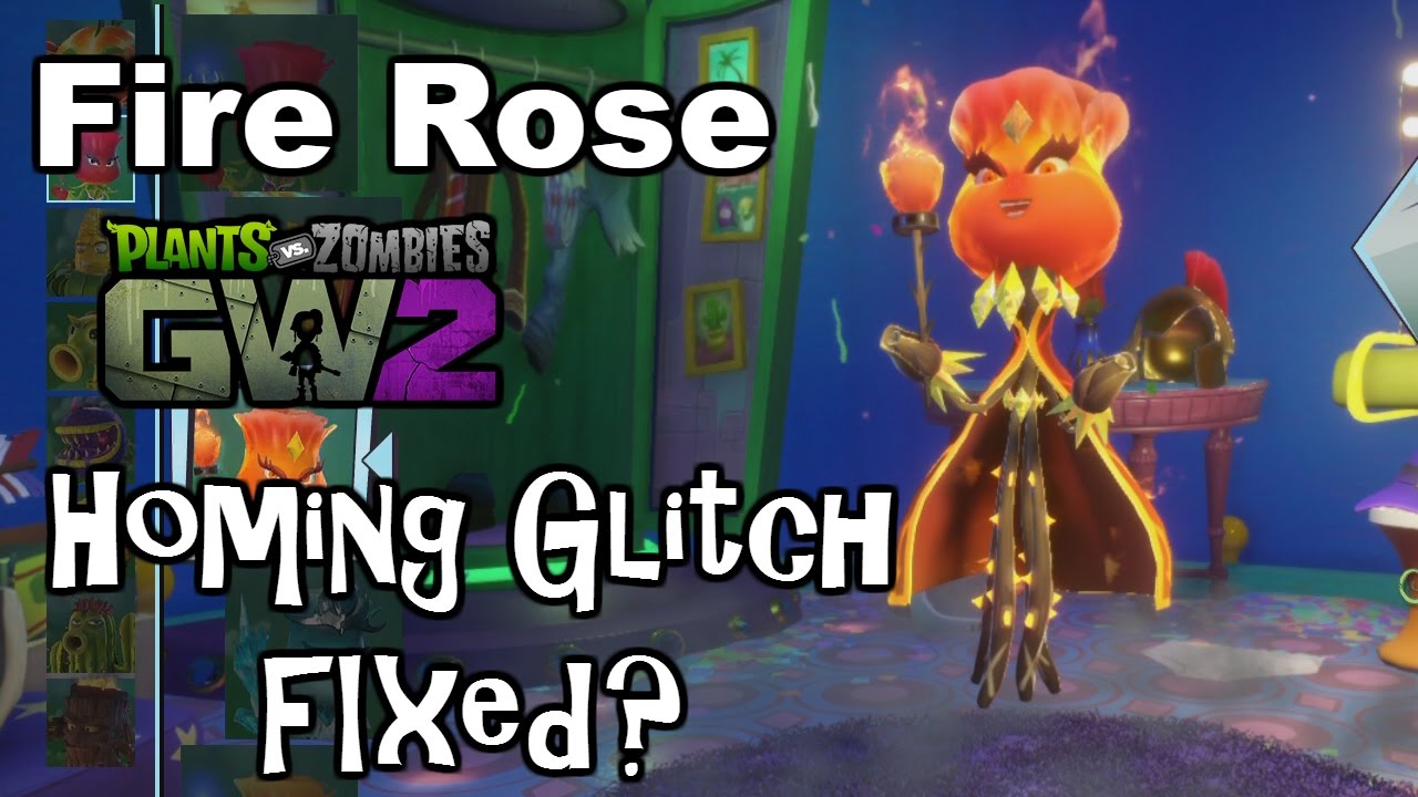 Homing Glitch Fixed? Fire Rose (PvZ Garden Warfare 2 gameplay) - YouTube