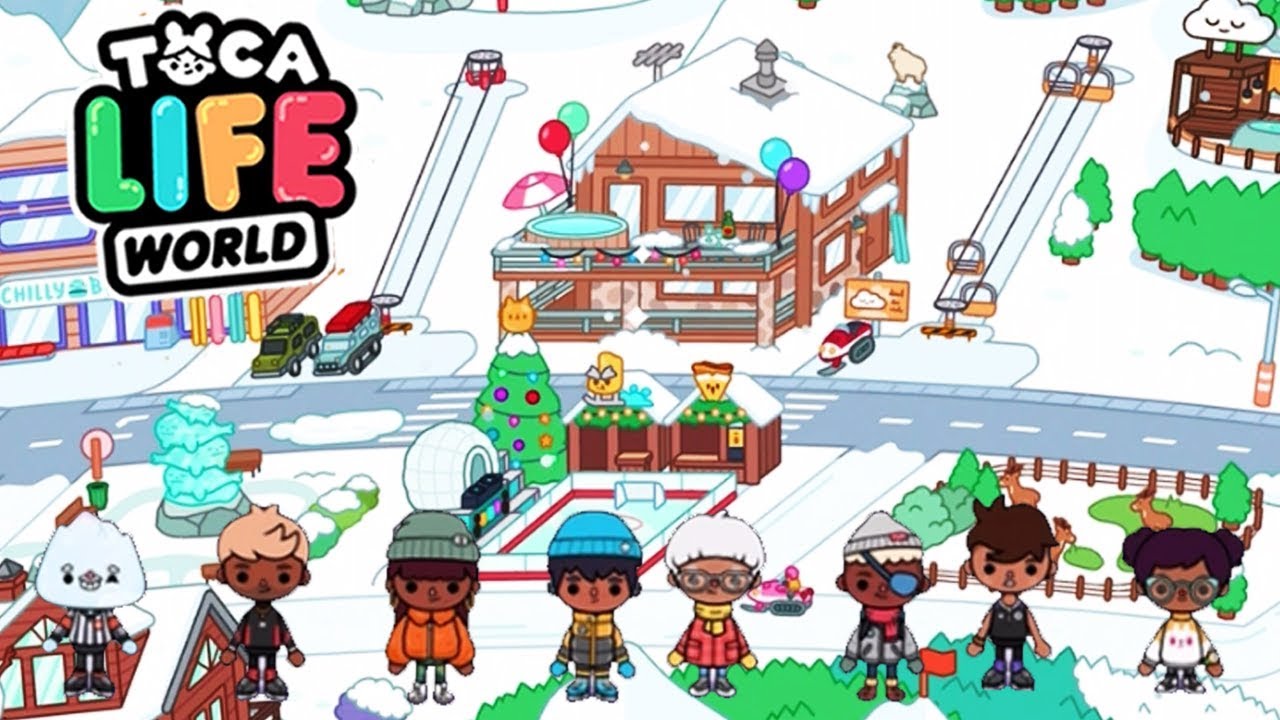 Toca Life: World - UPDATE NEW LOCATION ICE SKATING VILLAGE NOW OPEN ...