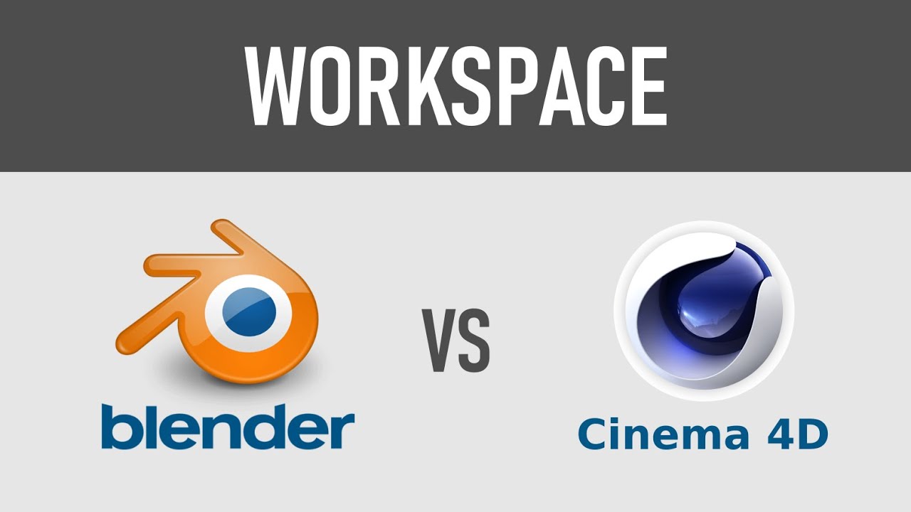 Blender vs Cinema 4d workspace - YouTube