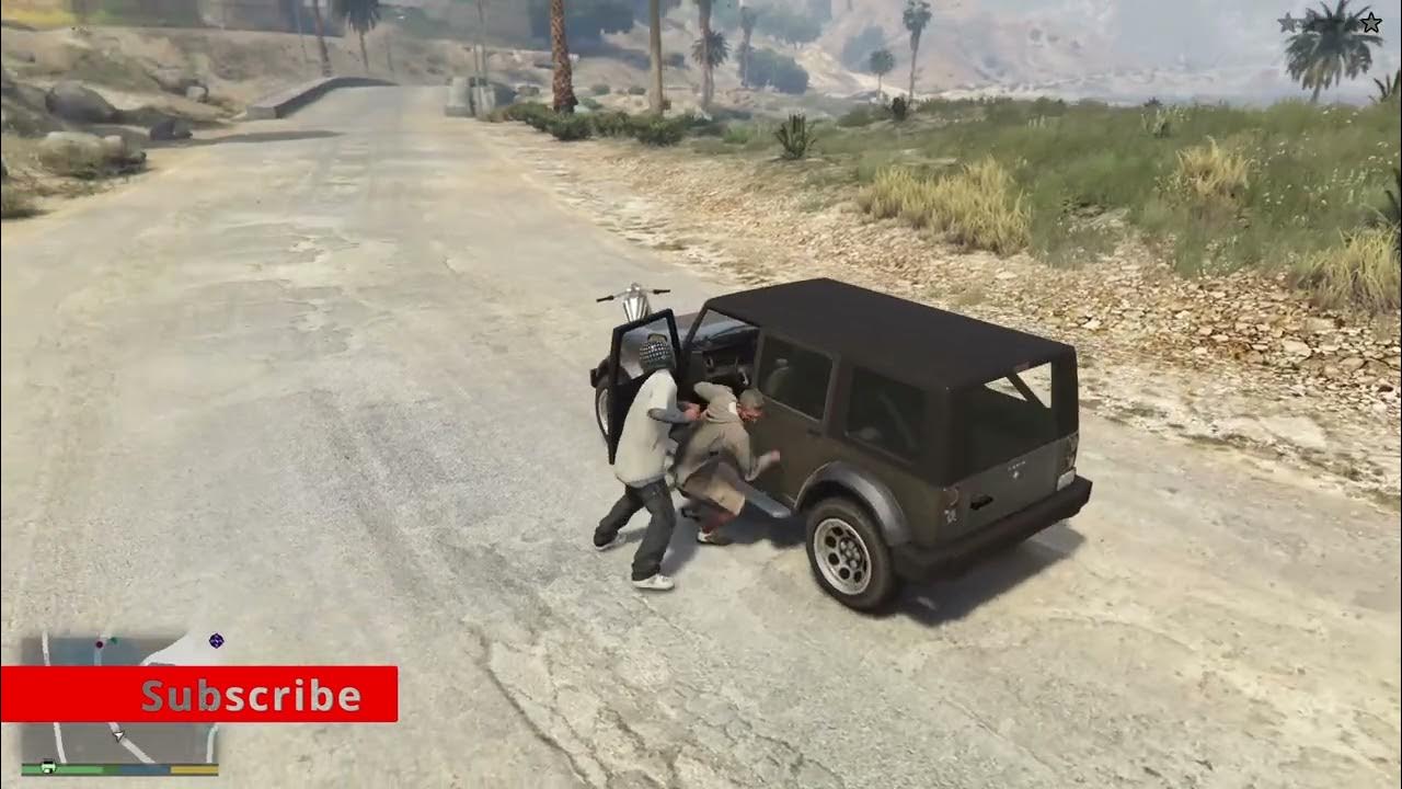 gta v gta 5 frenklin bike on the road gameplay - YouTube