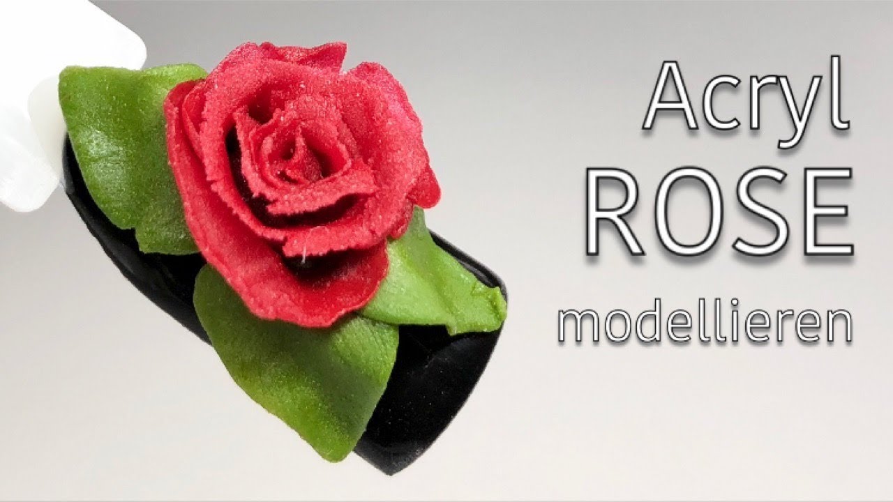 3D ACRYLROSE modellieren - YouTube