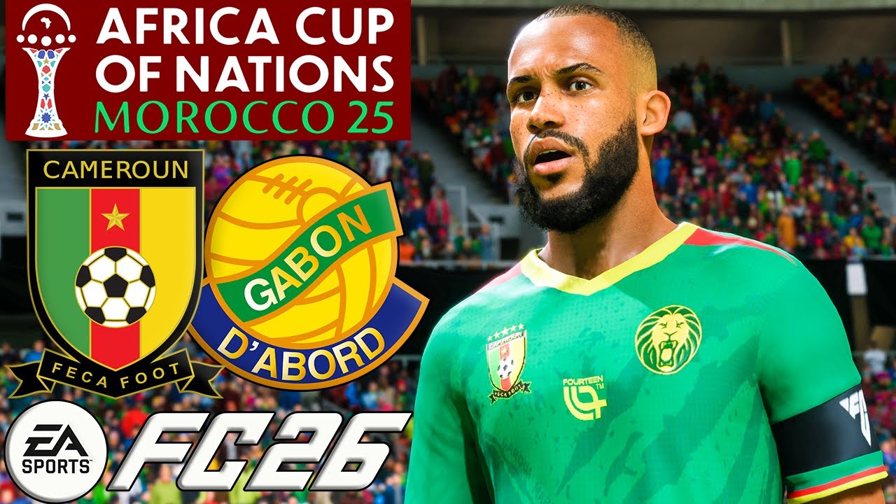 Cameroun vs Gabon | CAN 2025 Maroc | 24 Décembre 2025 | FC 26 - YouTube