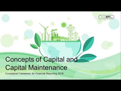 Chapter 8: Concepts of Capital and Capital Maintenance