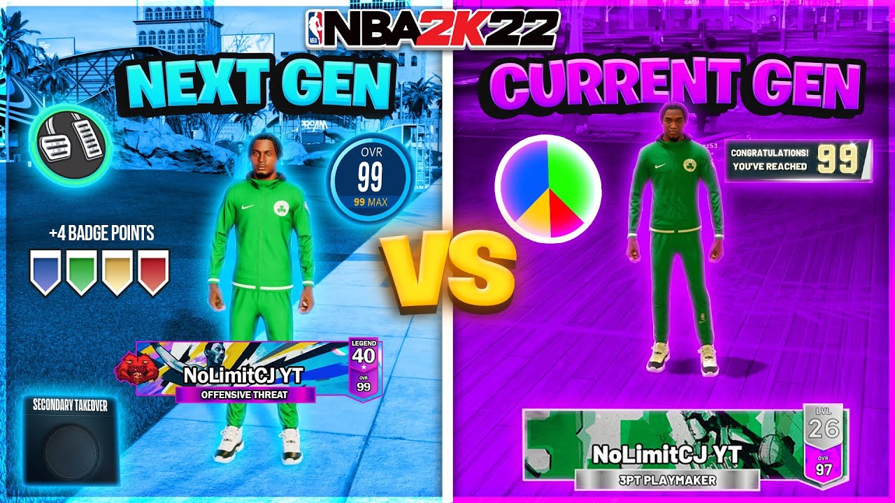 NBA 2K22 CURRENT GEN VS NBA 2K22 NEXT GEN! WHICH GAME IS BETTER 8 ...