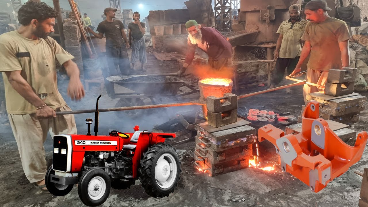 Manufacturing Process of Tractor Front Axle Bracket Suspension System ...