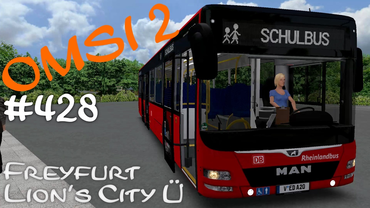 OMSI 2 Lion's City Ü (MAN A20) von V3D als Schulbus auf Freyfurt ☆ Let ...