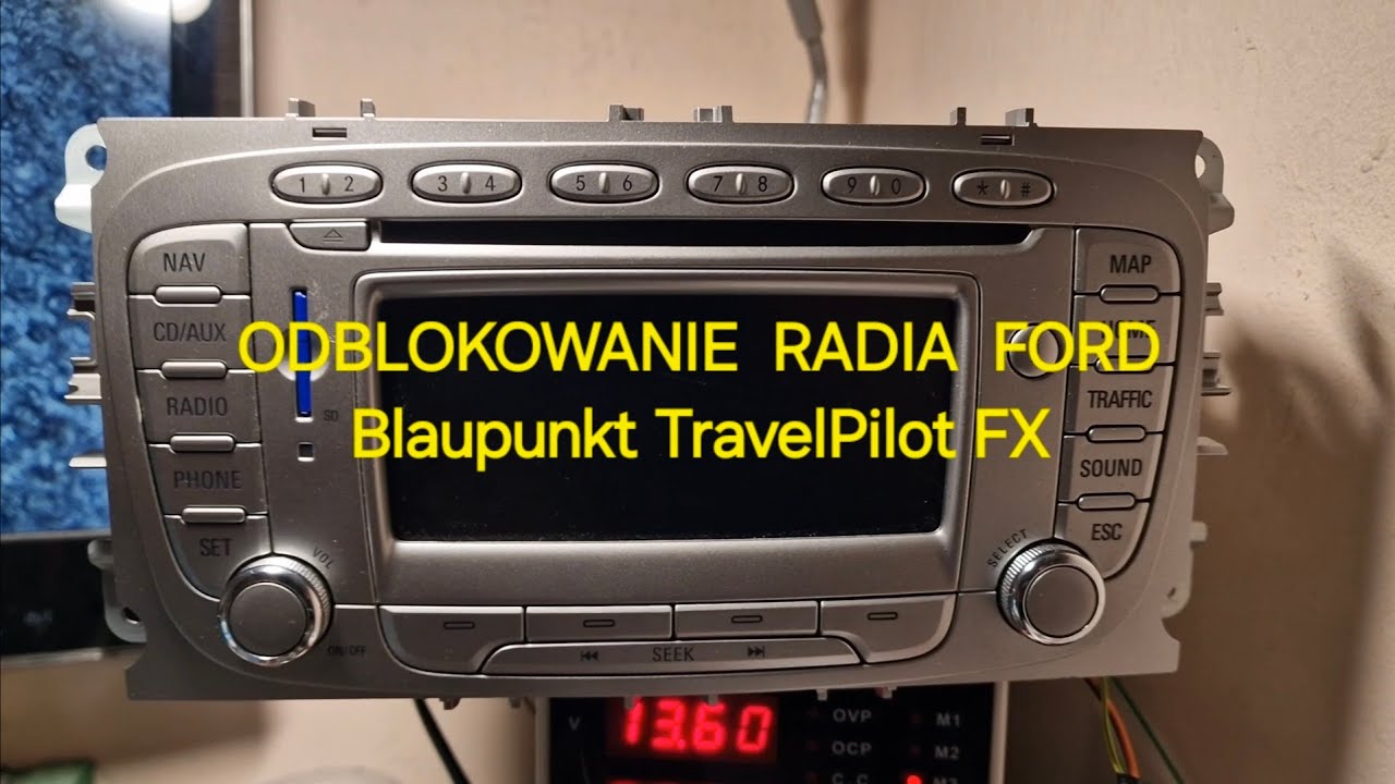 Odblokowanie kodu radia FORD Blaupunkt TravelPilot FX Radio Code - YouTube