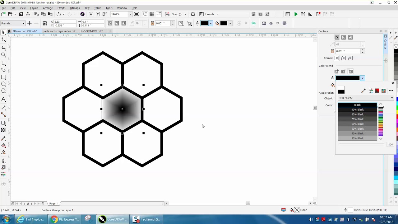 Corel Draw Tips & Tricks Drawing in 3D Part 7 - YouTube