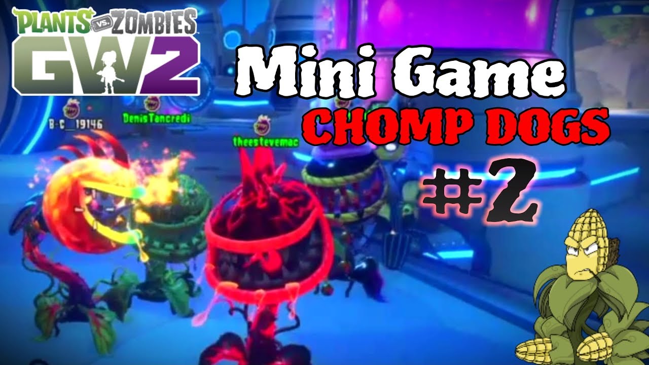 Mini Game - CHOMP DOGS! Plants vs Zombies Garden Warfare 2 - YouTube