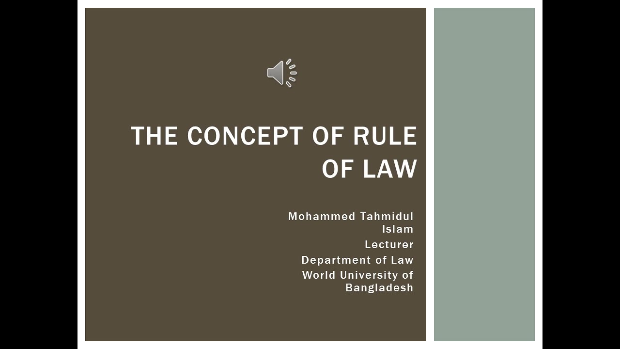 The Concept Of Rule Of Law Bengali Explanation YouTube the-concept-of-rule-of-law-bengali-explanation-youtube