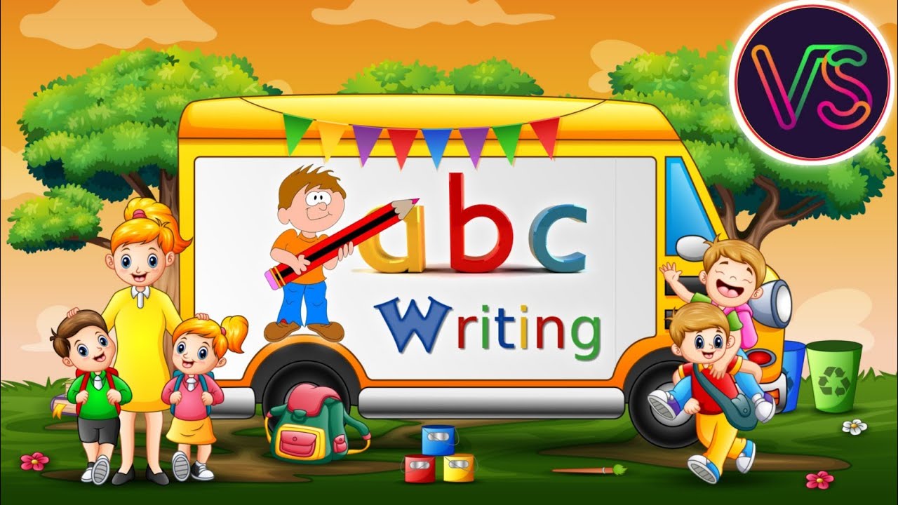 Kids Writing Alphabets ABC | How to write the English Alphabet | ABC ...