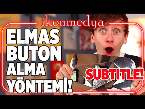 AKILALMAZ ELMAS BUTON ALMA YÖNTEMİ! YOUTUBE ELMAS BUTONU NASIL ALINIR?