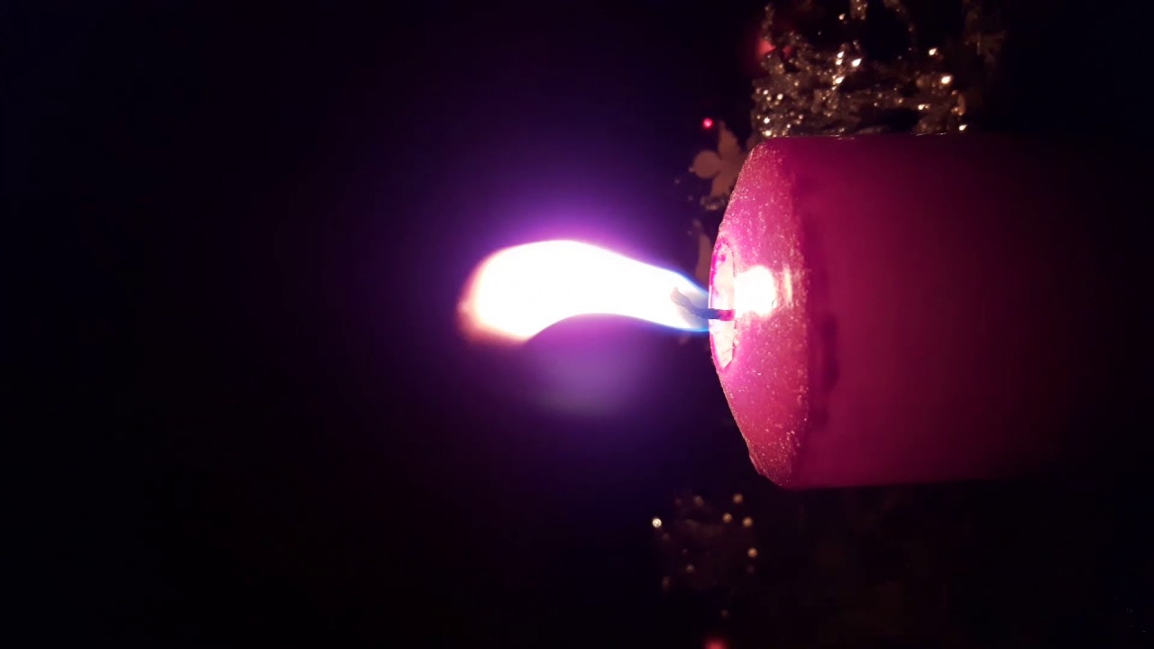 Christmas Candle for mobile phone - YouTube