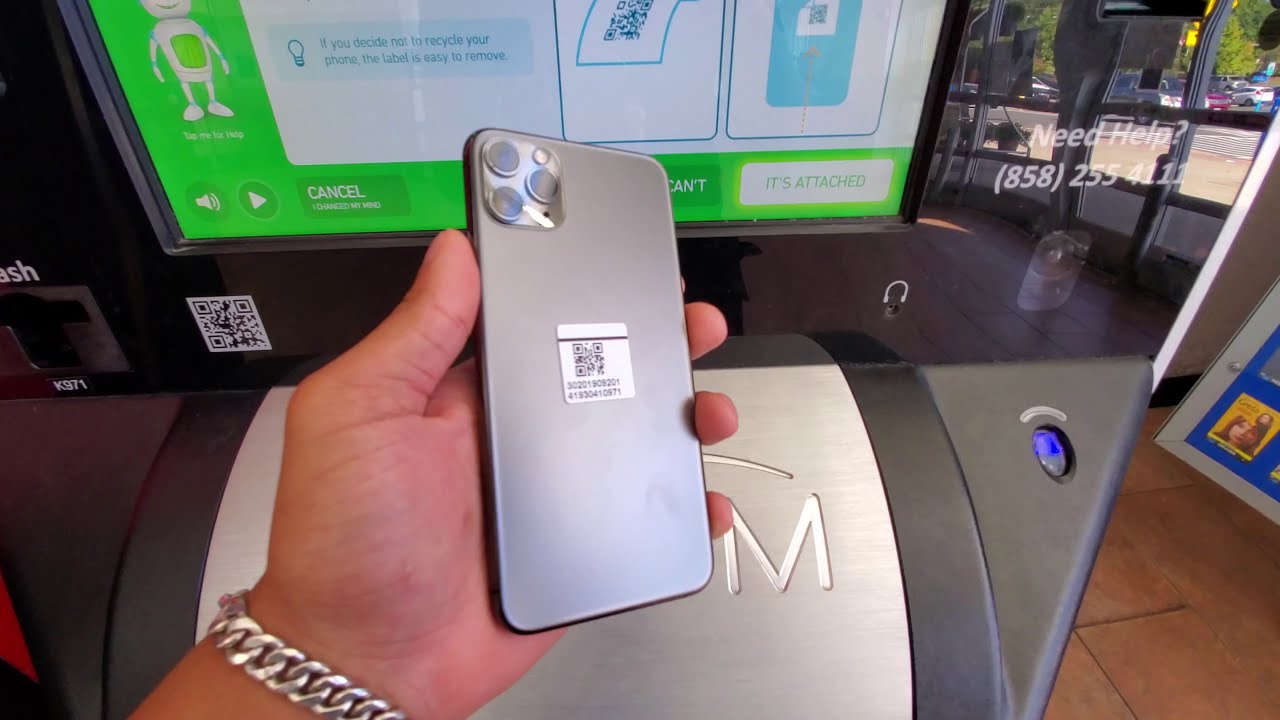 Selling iPhone 11 Pro Max at Walmarts Ecoatm Machine - YouTube