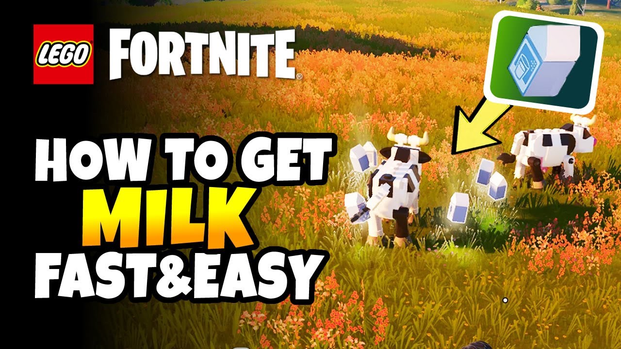 How to Get Milk in LEGO Fortnite The Fastest & Easiest Way - YouTube