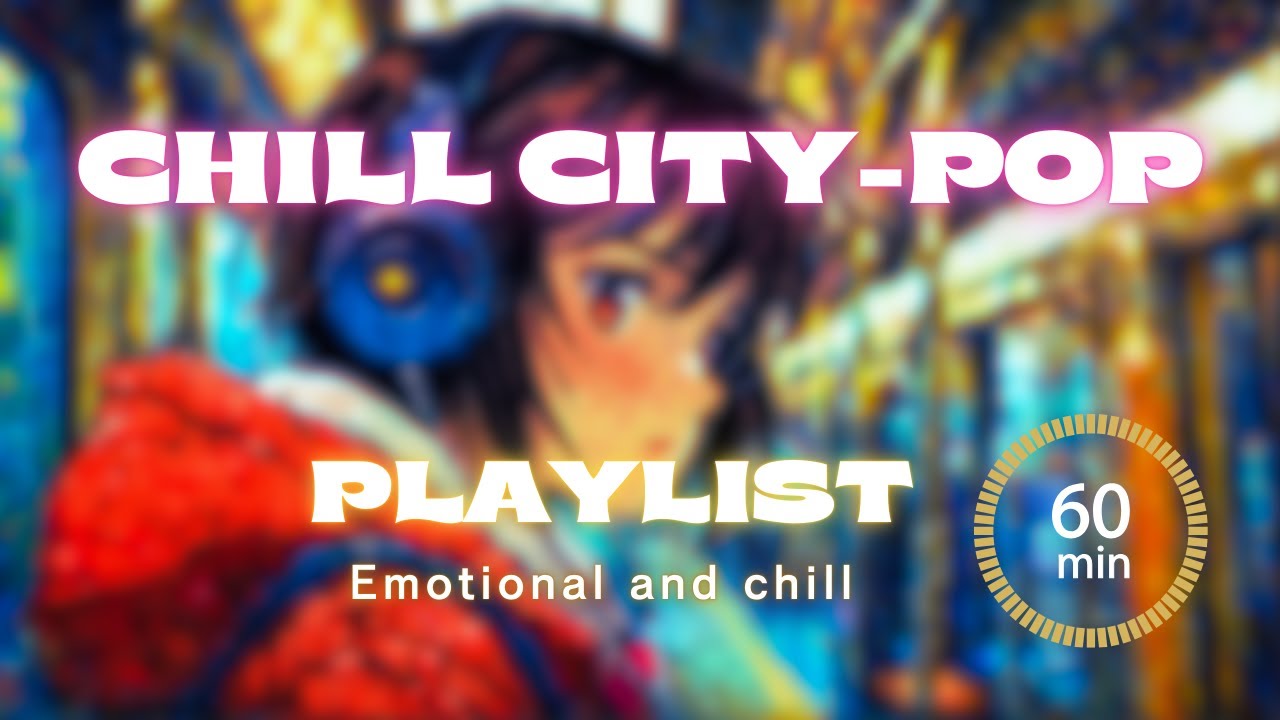 𝐏𝐥𝐚𝐲𝐥𝐢𝐬𝐭 🤖 Chill&Emo Citypop💽compilation 🎤 20songs 60 min. 🌈Chill and ...