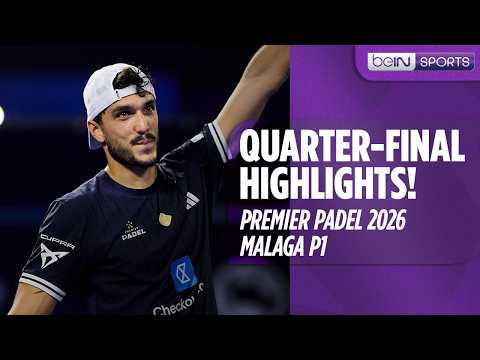 Guerrero/Leal vs Galan/Chingotto | Premier Padel | Malaga P1 | Quarter-Final Match Highlights