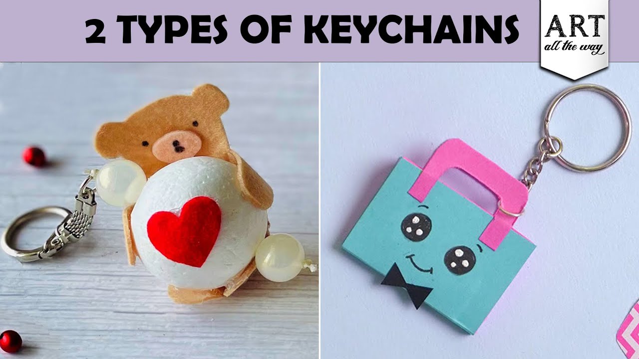 DIY Hand made Key Ring || Back to school Ideas || fashionable Key Ring ...