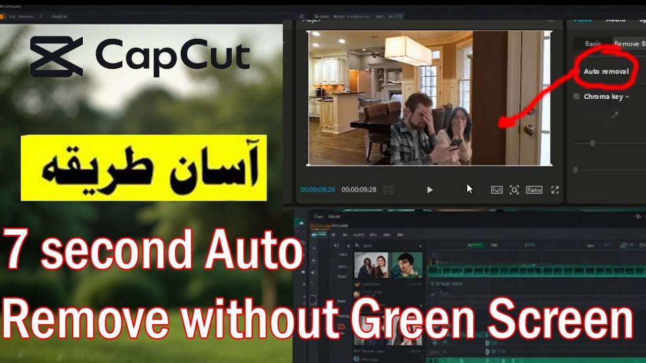 how to Green Screen WITHOUT a Green Screen on Mobile CapCut Background ...