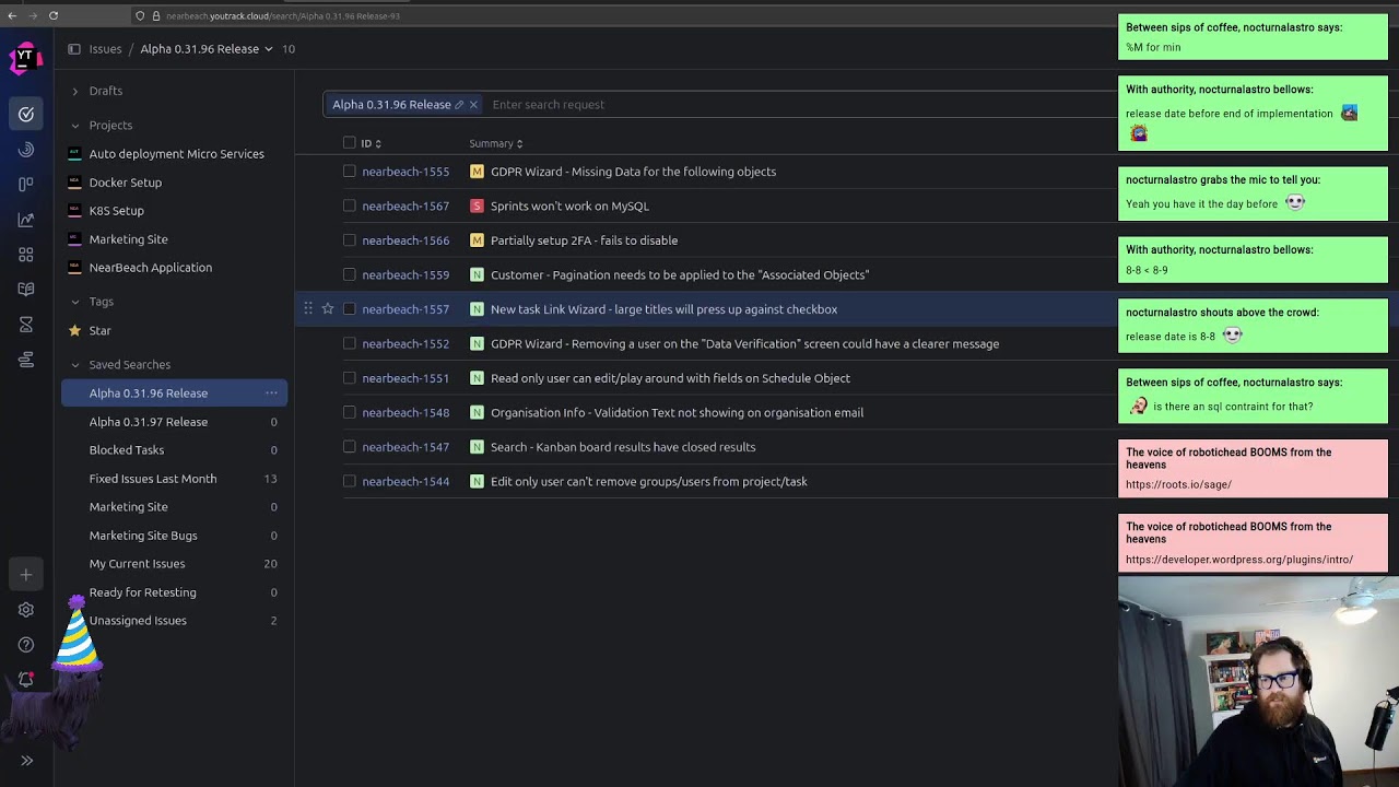 Episode 462 - JavaScript and Python - Working on NearBeach, an open ...