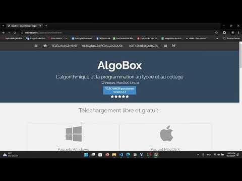 Comment télécharger et installer Algobox. - YouTube