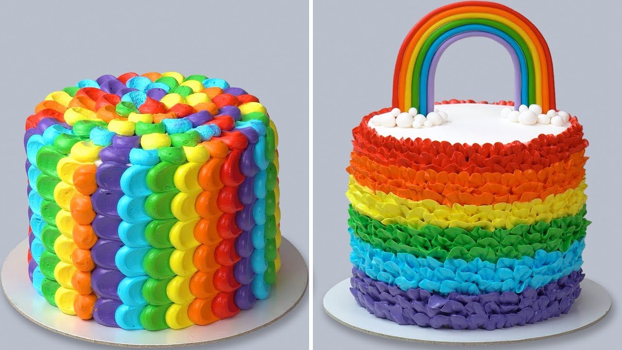 More Colorful Cake Decorating Compilation Most Satisfying Cake Videos