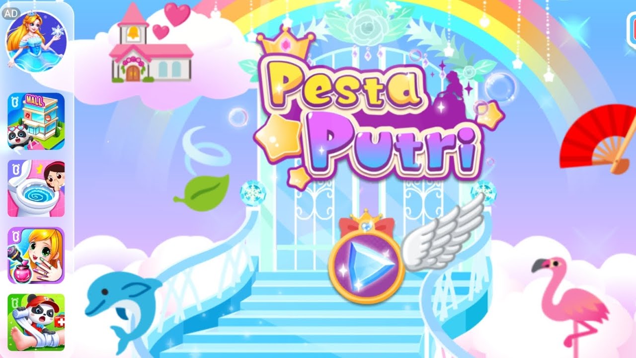 Seruu Bangeet, Pesta Putri Cantik 🌹 Game Princess Party | Baby Bus ...