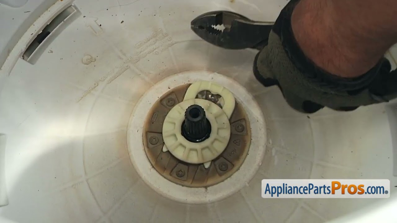 How To: Whirlpool/KitchenAid/Maytag Washer Drive Hub Retainer W11385424 ...