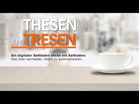 Der STILL Logistik Talk - Automatisierung - Thesen am Tresen