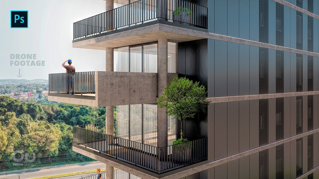 Creating an Aerial Perspective with Drone Footage - YouTube