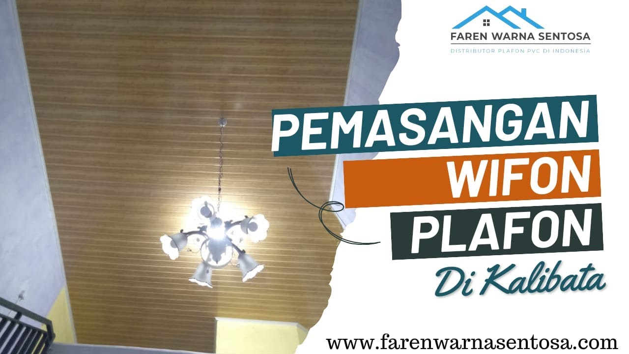 Pemasangan Wifon Plafon Pvc Model Flat Datar Type Film Printing - YouTube