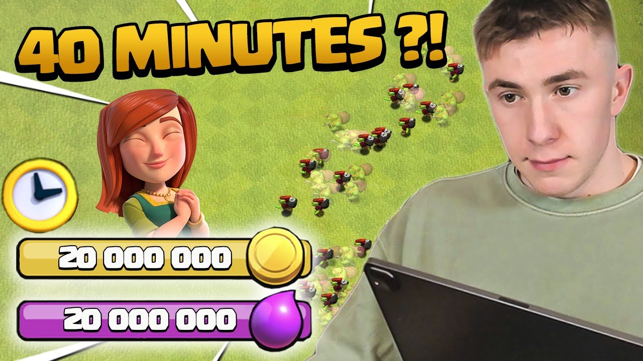 FARMER TOUTES SES RÉSERVES EN SEULEMENT 40 MINUTES ?! Gros SpeedRun ...