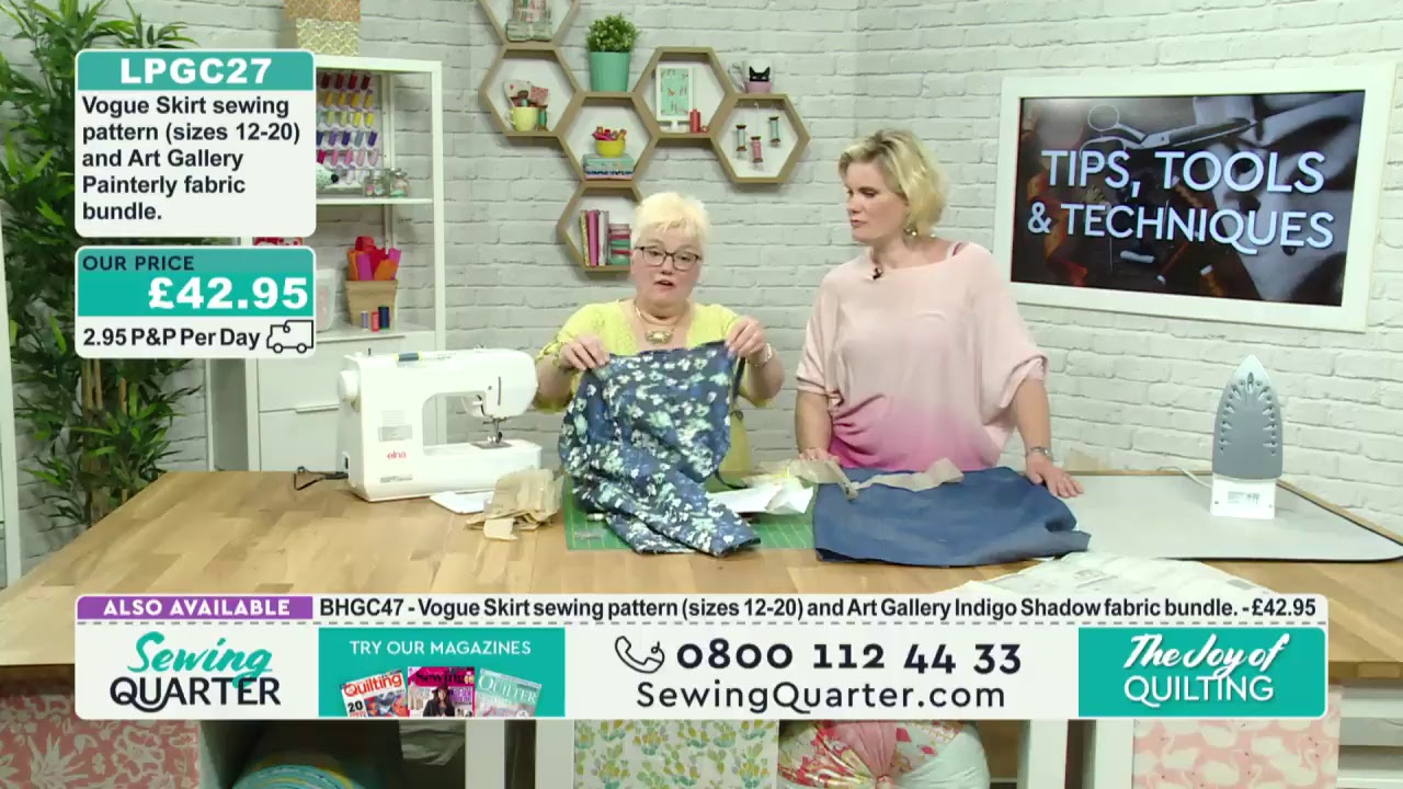 Sewing Quarter - Tips, Tools & Techniques - 12th April 2017 - YouTube