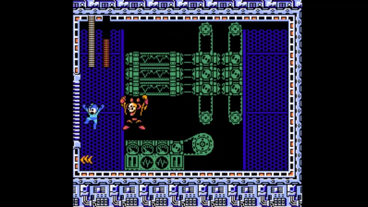 Mega Man 3 Doc robot (Quick Man) Buster only, No Damage Clear - YouTube