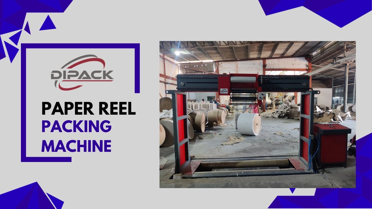 Automatic Paper Reel Wrapping Machine – Efficient Packaging for Paper ...