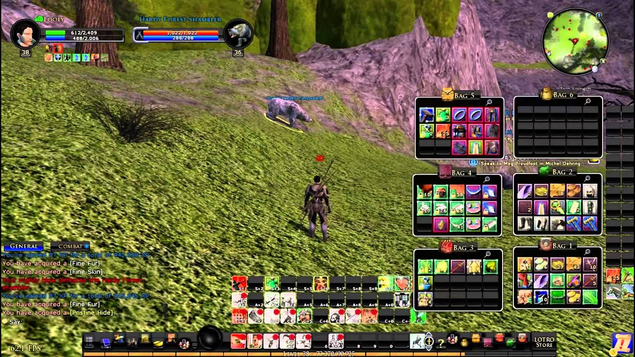 LOTRO - Champion Farming Evendim Bears - Pristine Hides And Gold [Lord ...