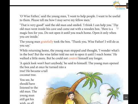 Class 3, English Spring, Chap 3, The coconut tree - YouTube