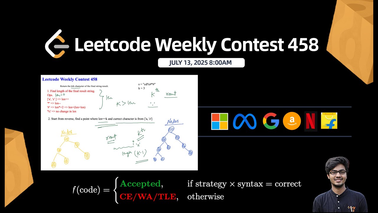 Leetcode Weekly Contest 458 || String, DSU, DP+Bitmask || Q1, Q2, Q3 ...