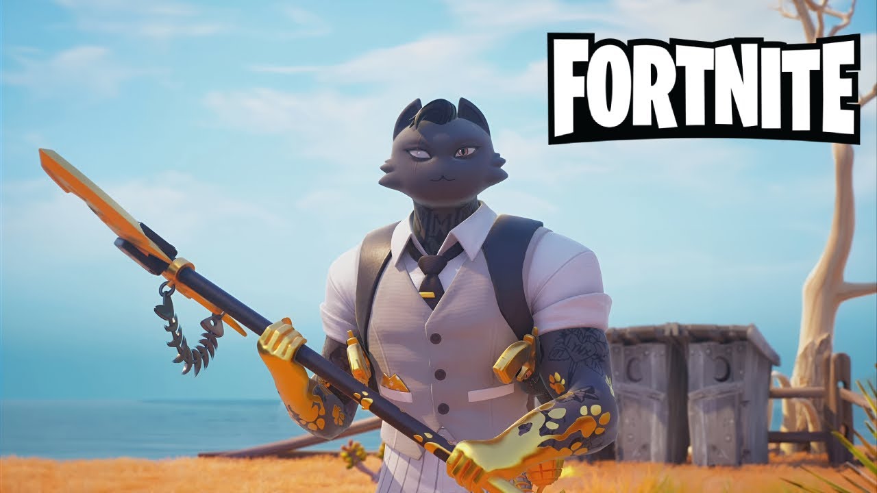 Fortnite - SHADOW MEOWDAS SKIN GAMEPLAY - YouTube