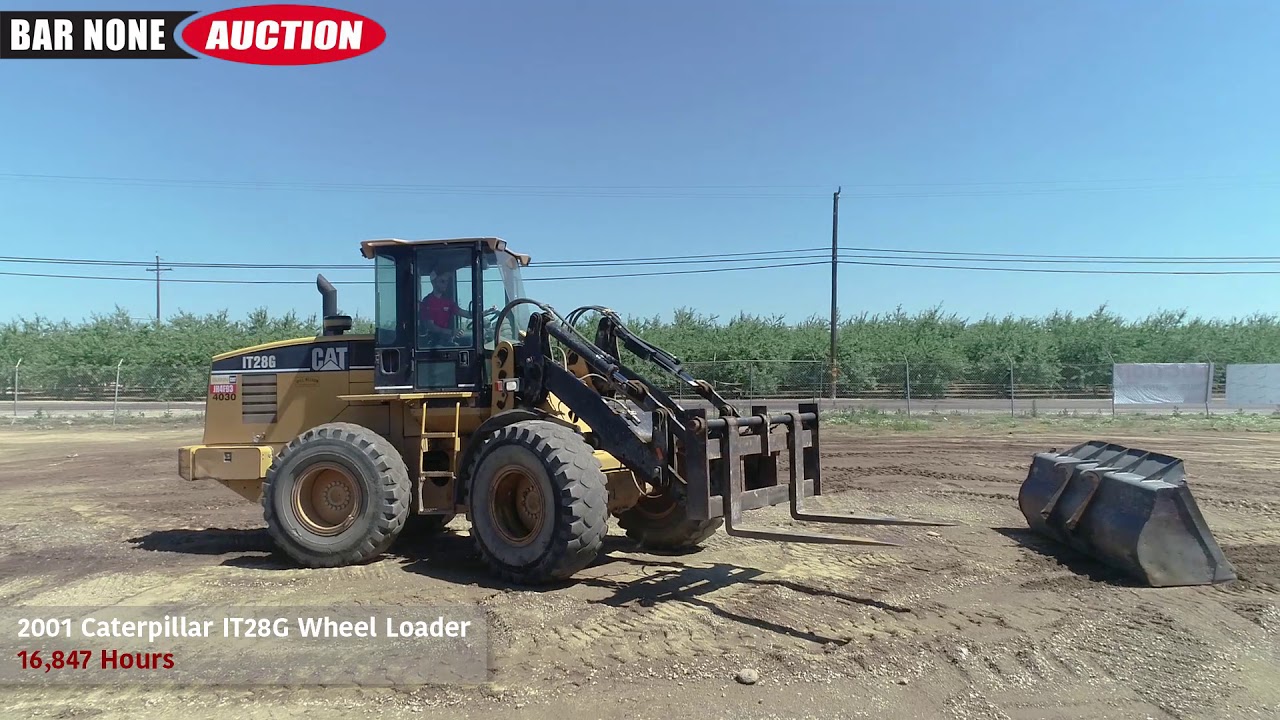 2001 Caterpillar IT28G Wheel Loader - YouTube