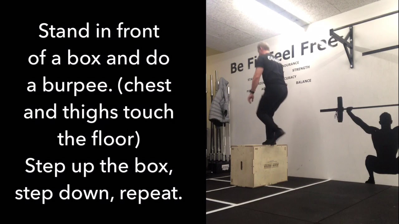 B3F Burpee Box Step Up - YouTube