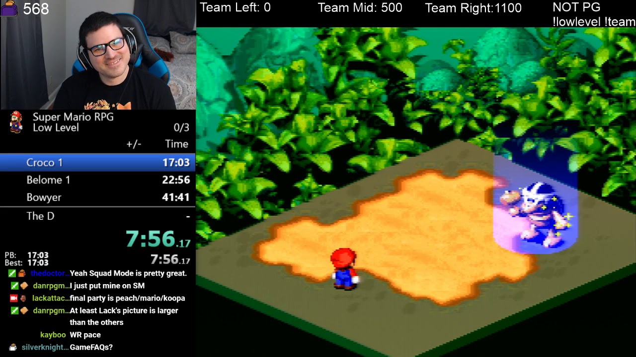 (10:17:28) SMRPG Low Level challenge - YouTube