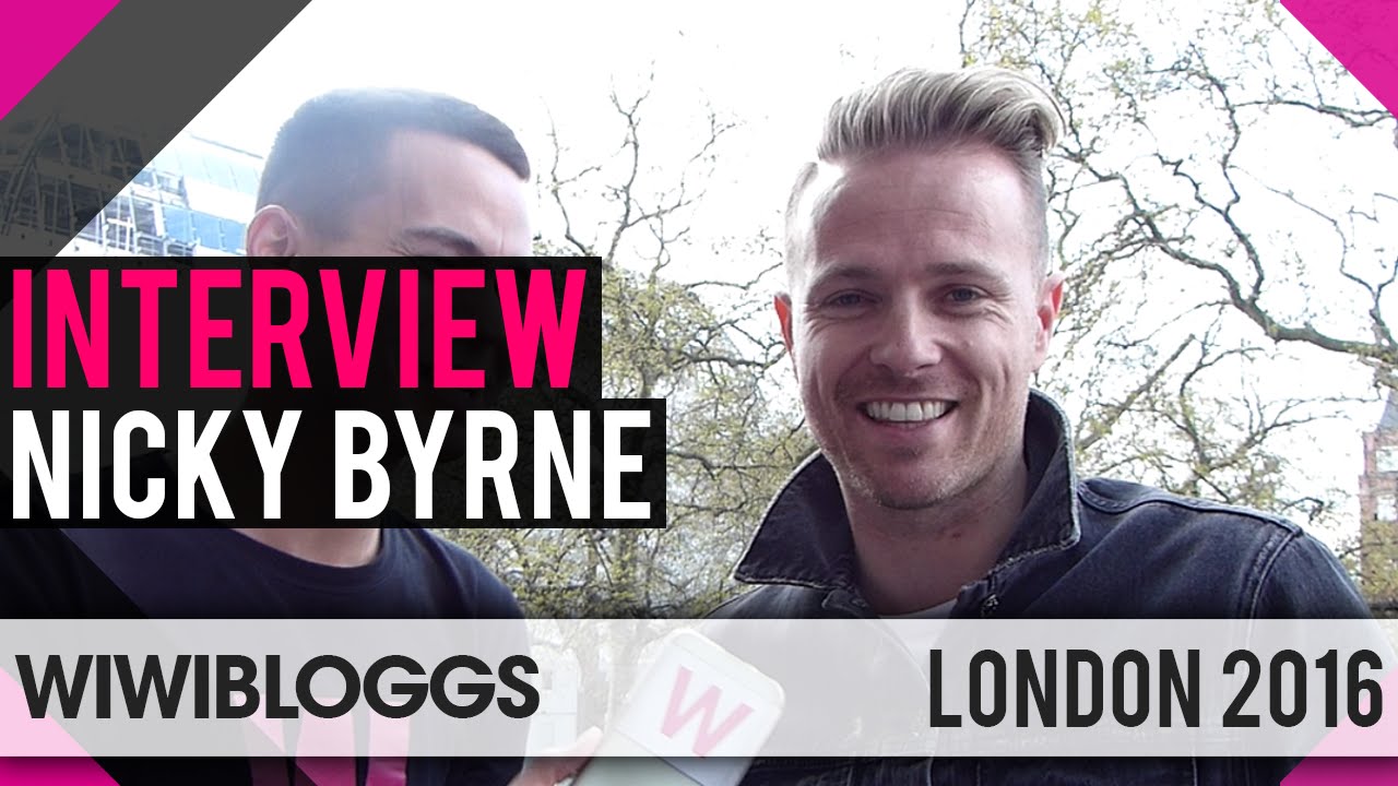 Nicky Byrne Ireland 2016 at London Eurovision Party - Interview ...