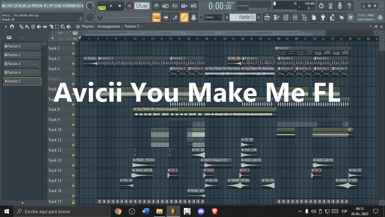 Avicii - You Make Me【FREE FLP 】Remake | FL Studios - YouTube