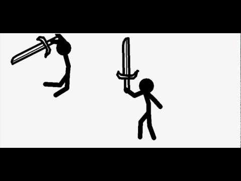 Monos de palo en pelea - YouTube